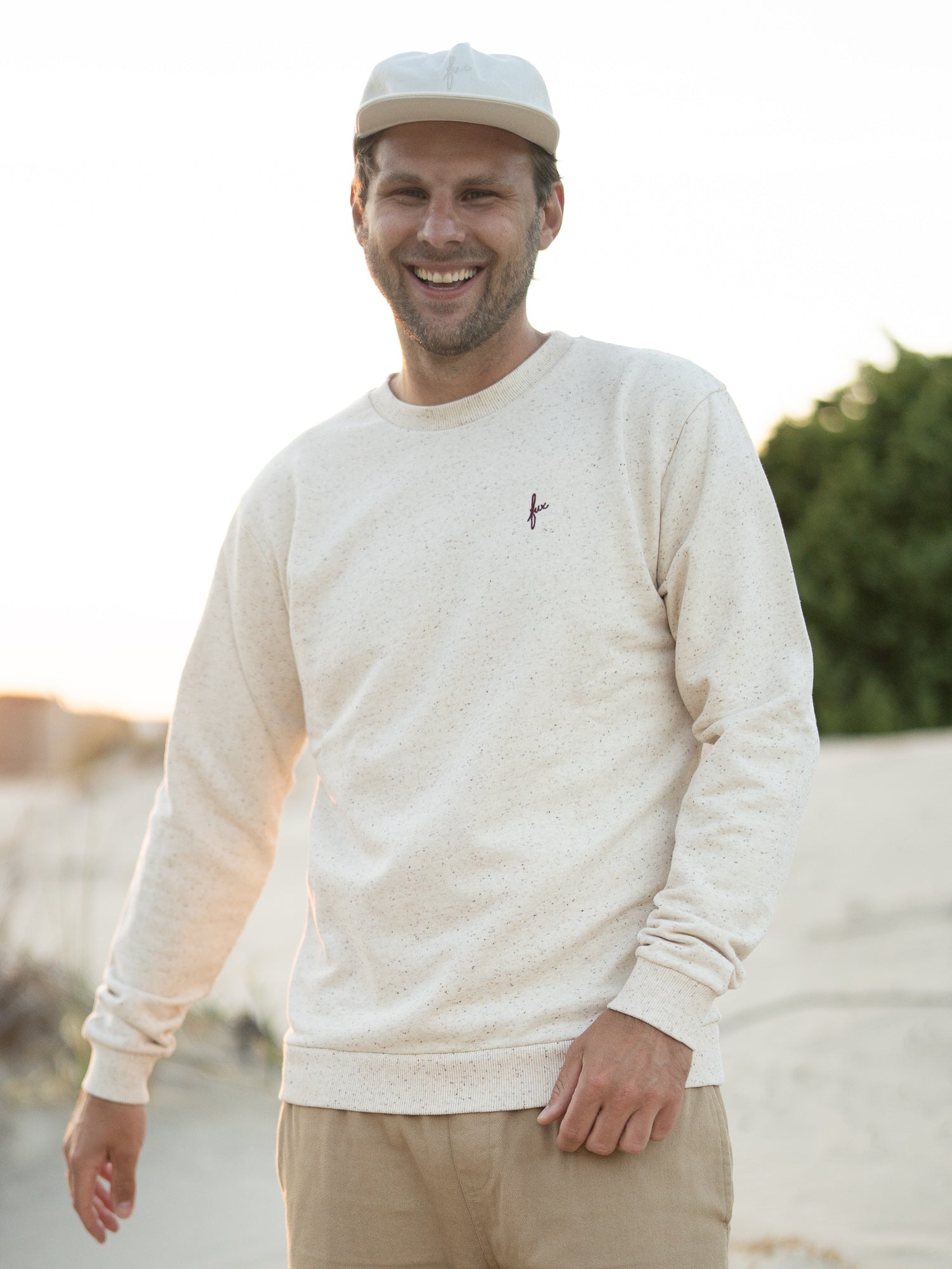 Männer fux Sweater - highlights beige | FUXBAU